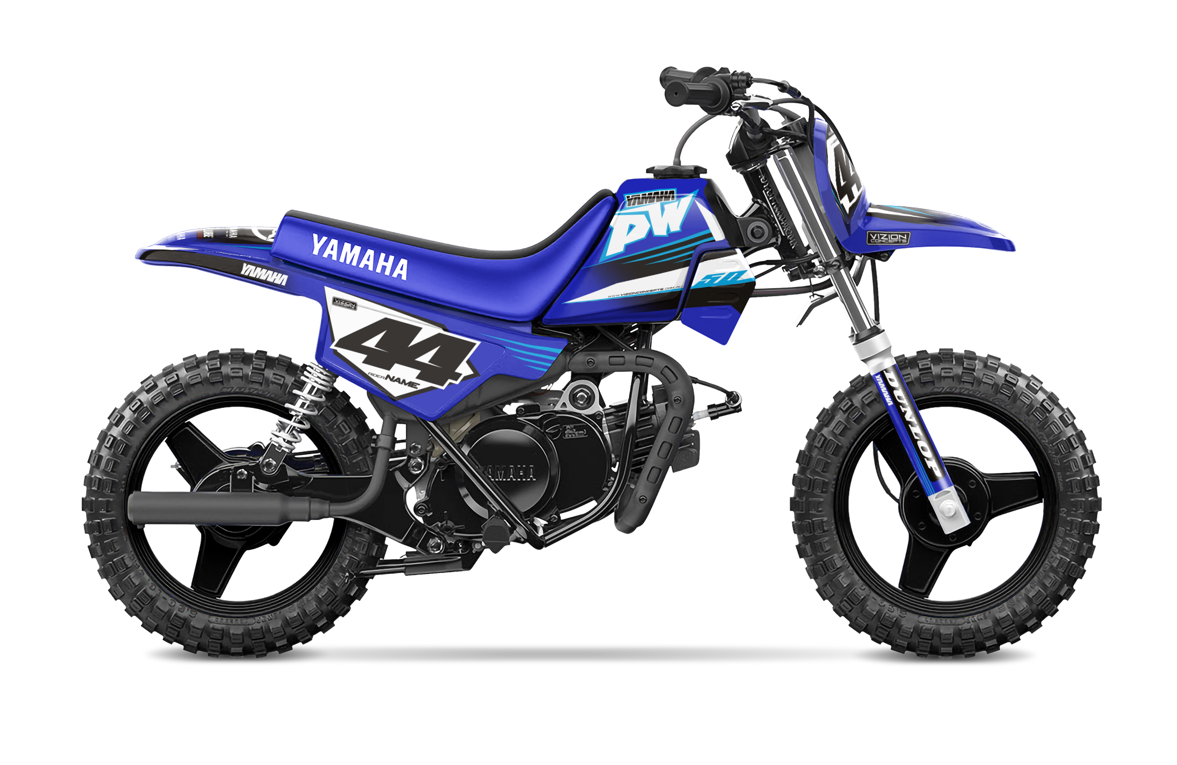 Yamaha PW50 Graphics Kits | Custom Peewee 50 Graphics & Decals ...