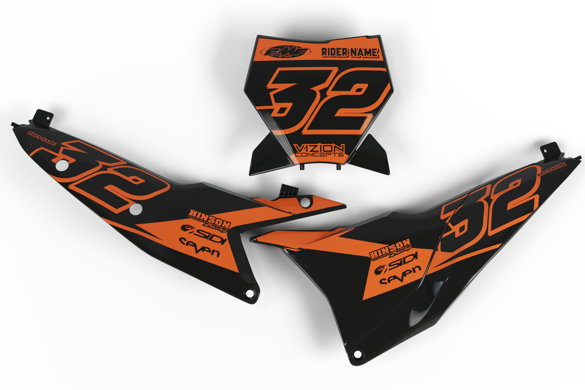 KTM Number Plates – Vizion Concepts
