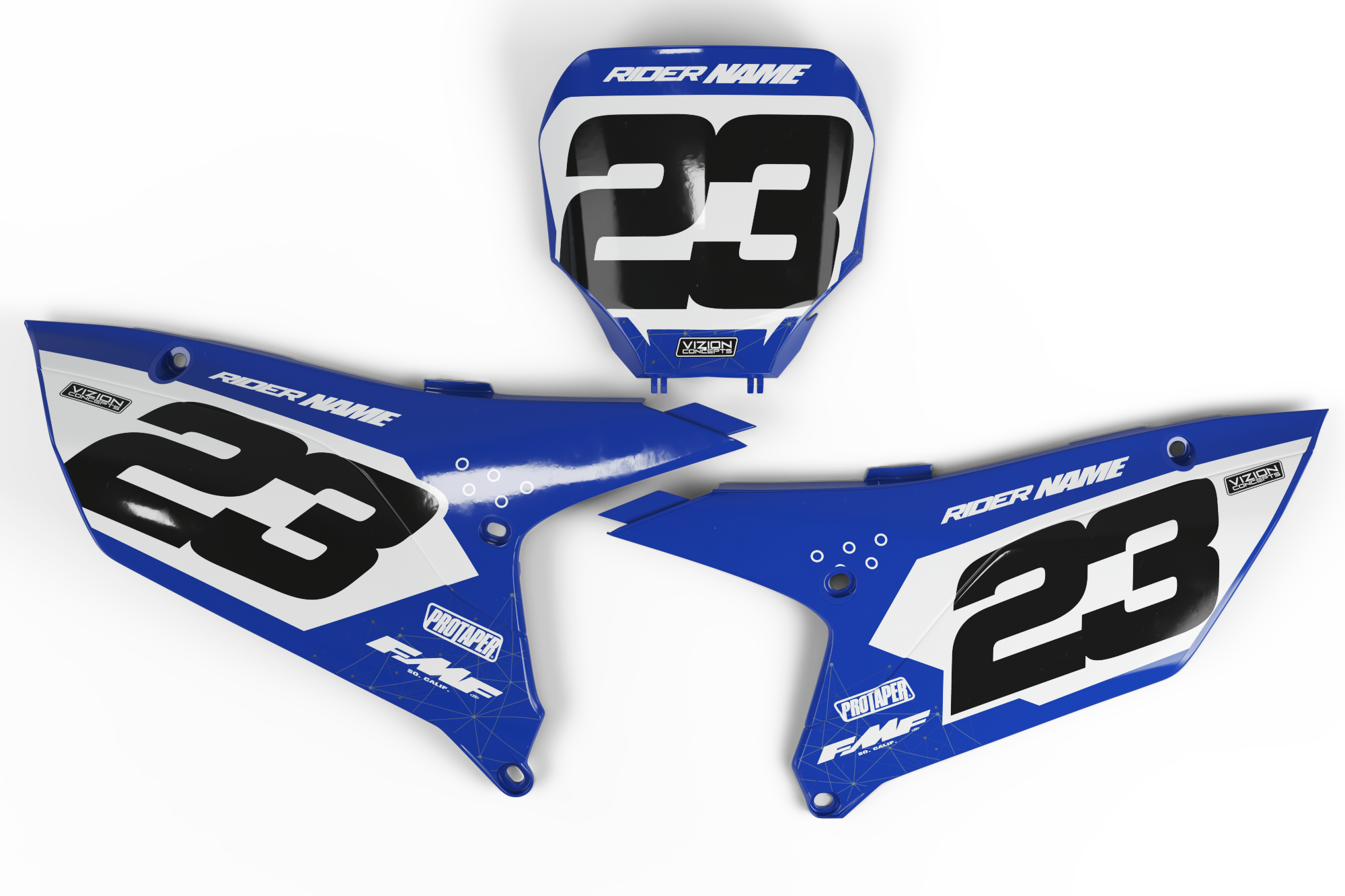 Yamaha Number Plates – Vizion Concepts