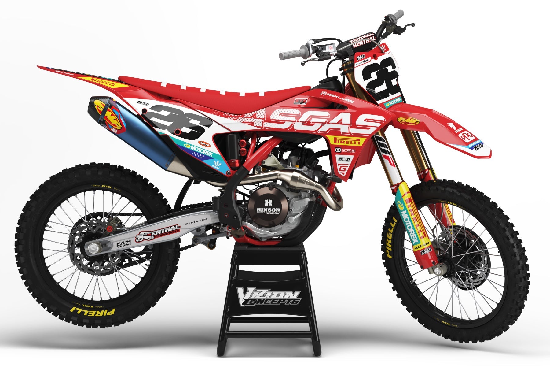 Gasgas Graphics - Gas Gas Graphic Kits Australia – Vizion Concepts