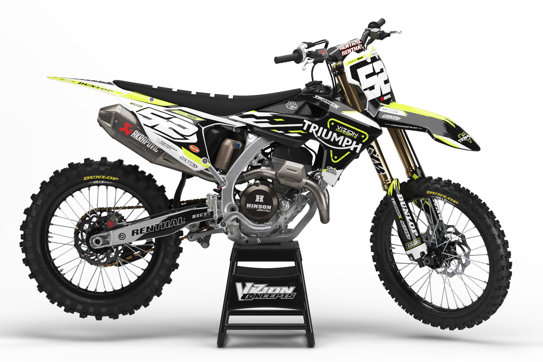 Triumph MX Graphics Kits Australia - Triumph Graphics – Vizion Concepts