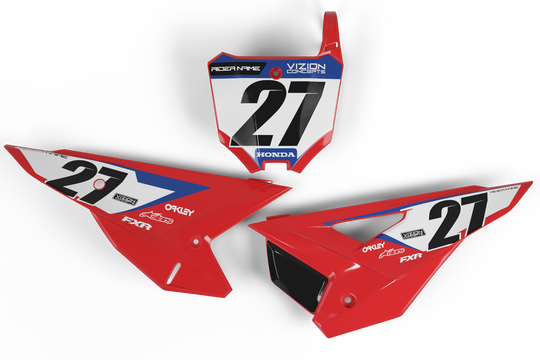 Honda CRF '25 Team Number Plates – Vizion Concepts