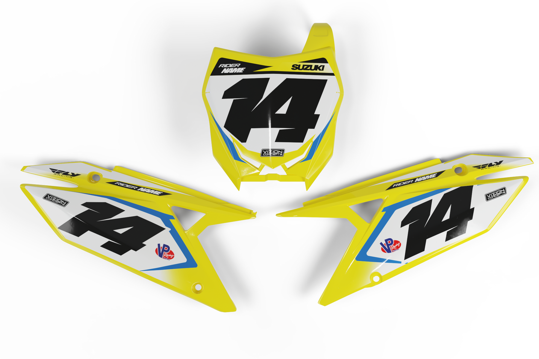 Suzuki 'Clash' Number Plates – Vizion Concepts