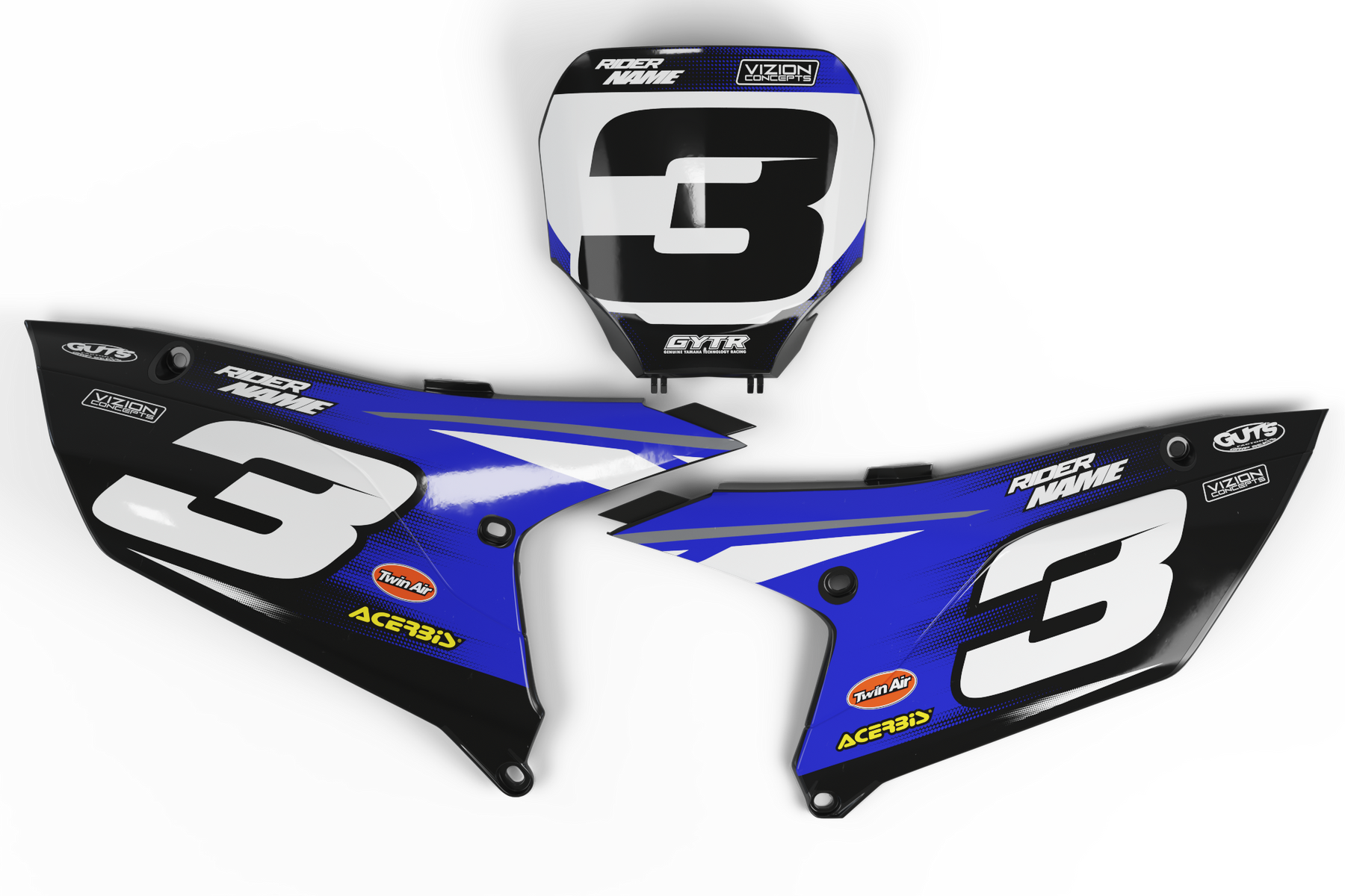 Yamaha 'Redline' Number Plates – Vizion Concepts