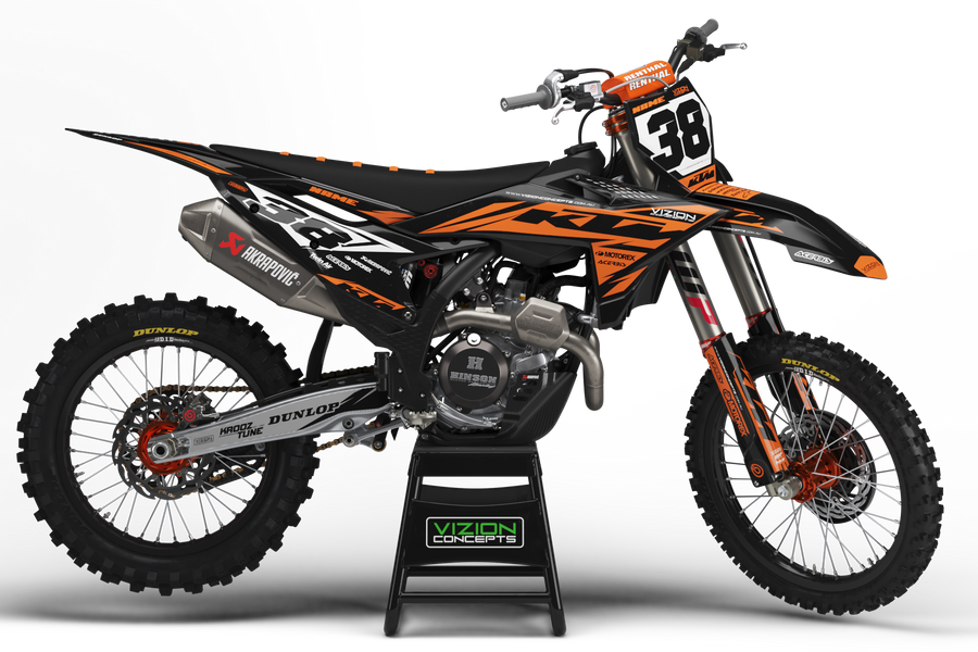 KTM Graphics - Retro KTM Graphics Kits Australia – Vizion Concepts
