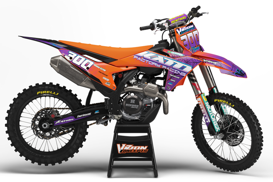 KTM Graphics - Retro KTM Graphics Kits Australia – Vizion Concepts